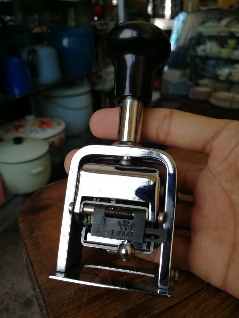 GREAT WALL Model 45 Numbering Machine, Furniture & Home Living, Home ...