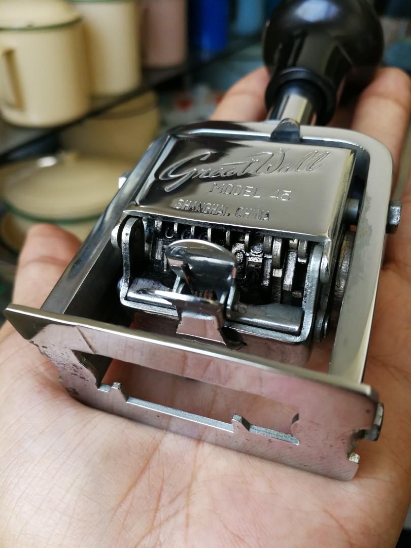 GREAT WALL Model 45 Numbering Machine, Furniture & Home Living, Home ...