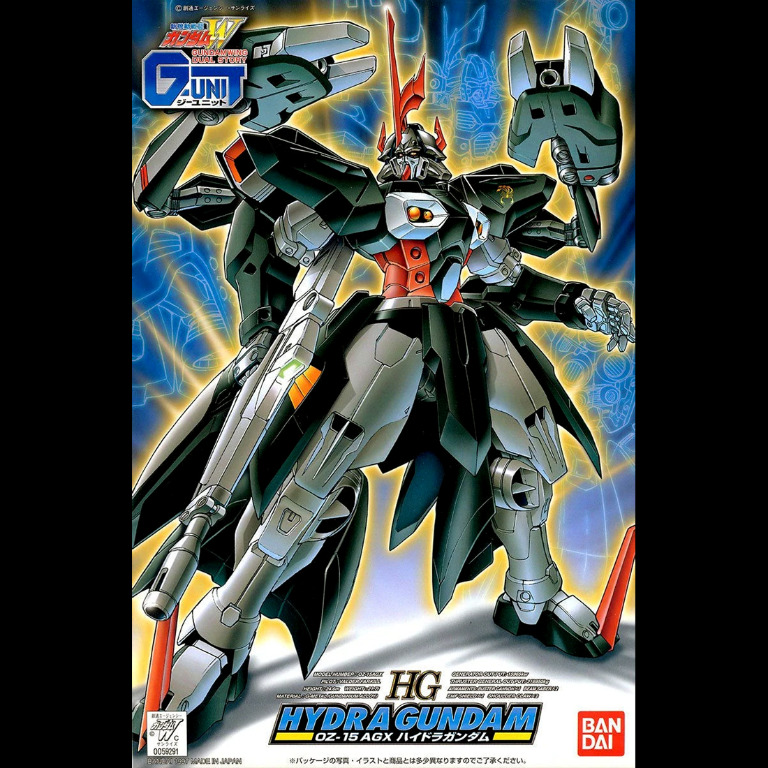 Gundam W G-Unit - HGGU 04 1/144 OZ-15AGX Hydra Gundam, Hobbies & Toys ...