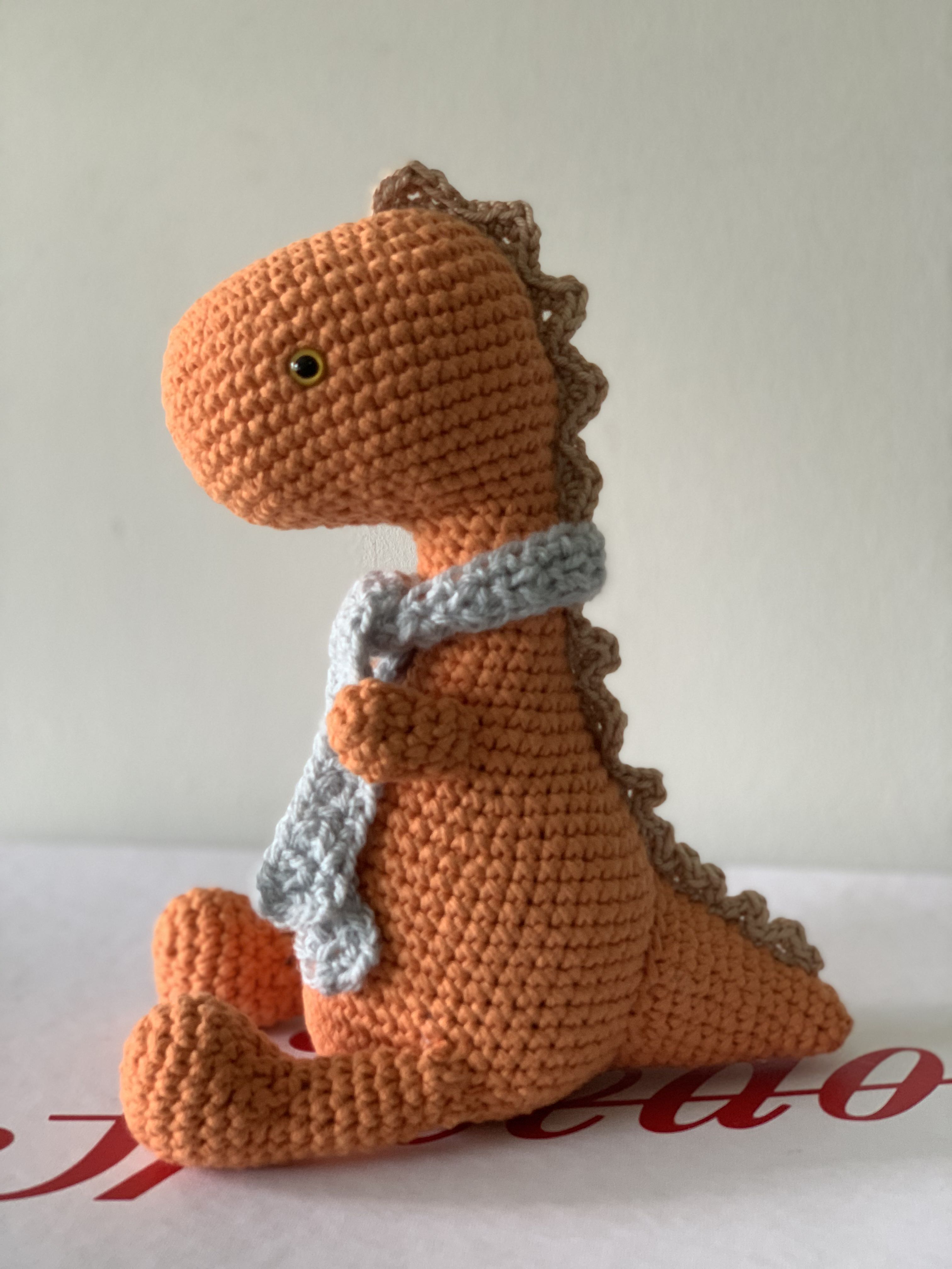 Handmade Dinosaur crochet, Hobbies & Toys, Stationery & Craft, Handmade ...