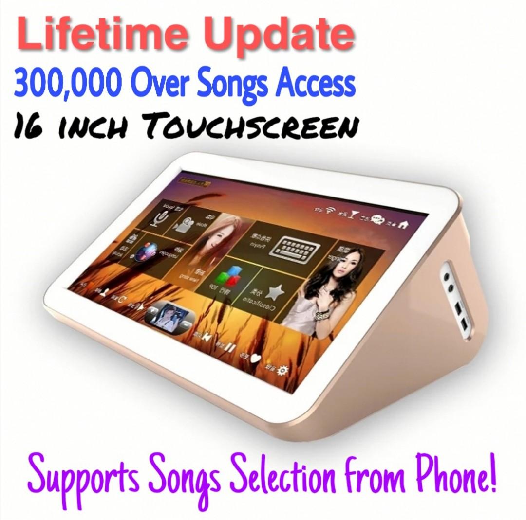 Home Karaoke KTV System with Touchscreen Display, TV & Home Appliances ...