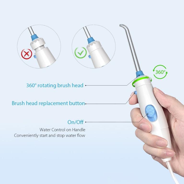 Homgeek Upgrade Water Flosser,Oral Irrigator,Water Pick,Dental Water ...