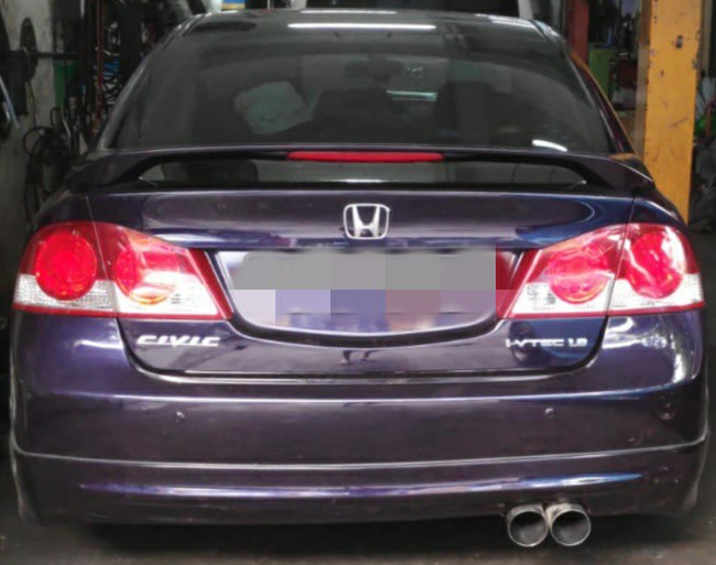 Honda Civic FD Modulo Spoiler, Car Accessories, Accessories on Carousell