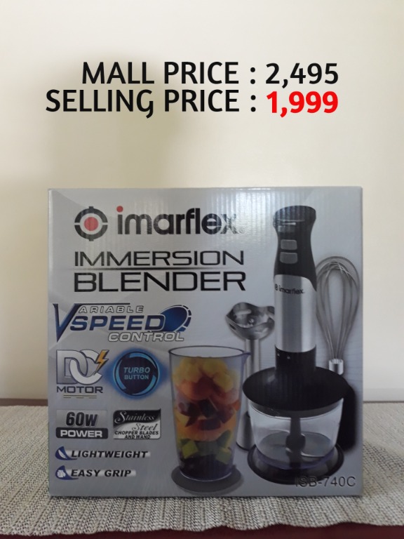 Imarflex Immersion Blender, TV & Home Appliances, Kitchen Appliances ...