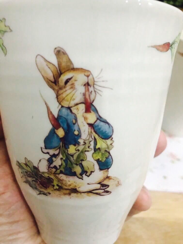 Peter Rabbit japan yamaka cup set, Furniture & Home Living, Kitchenware ...