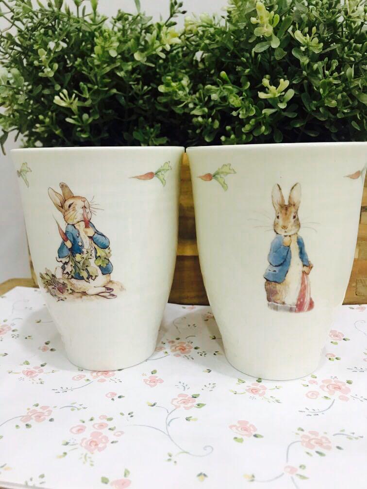 Peter Rabbit japan yamaka cup set, Furniture & Home Living, Kitchenware ...