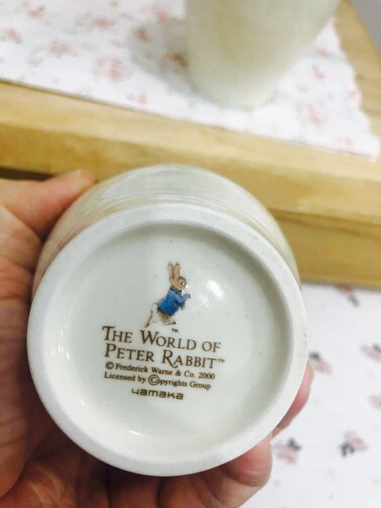 Peter Rabbit japan yamaka cup set, Furniture & Home Living, Kitchenware ...