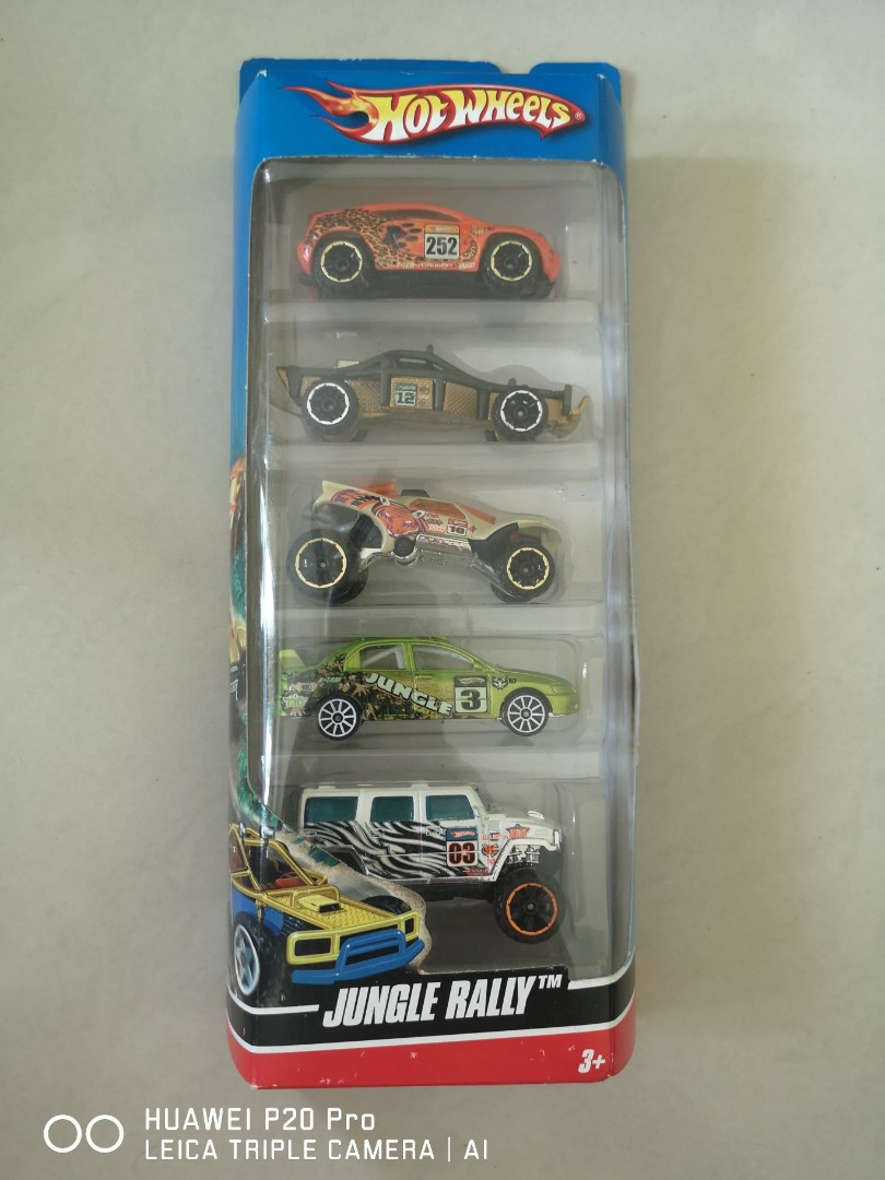 Hot Wheels Jungle Rally 5-pack with Lancer, Hobbies & Toys, Toys ...