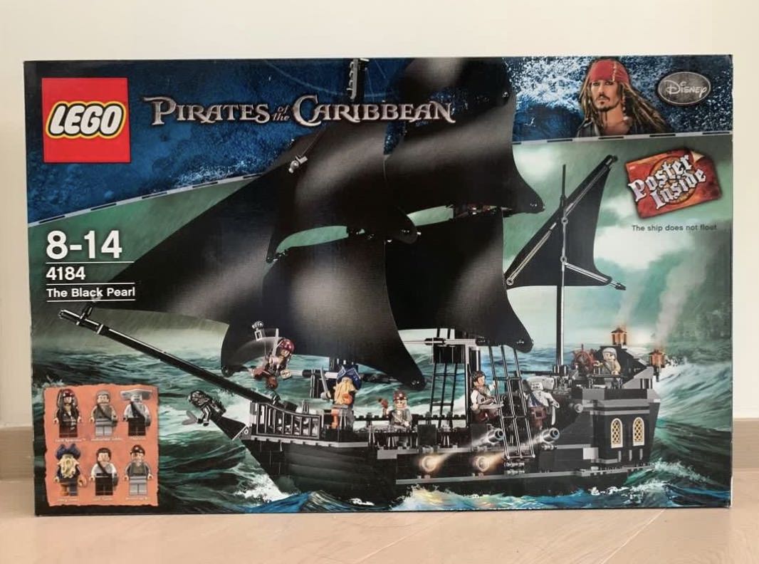 Lego 4184 Black Pearl 靚盒, 興趣及遊戲, 玩具 & 遊戲類 - Carousell