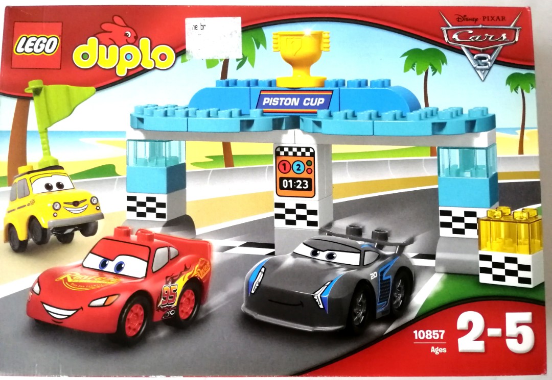 Lego Duplo Disney Pixar CARS 3 Lighting McQueen Piston Cup, Hobbies ...