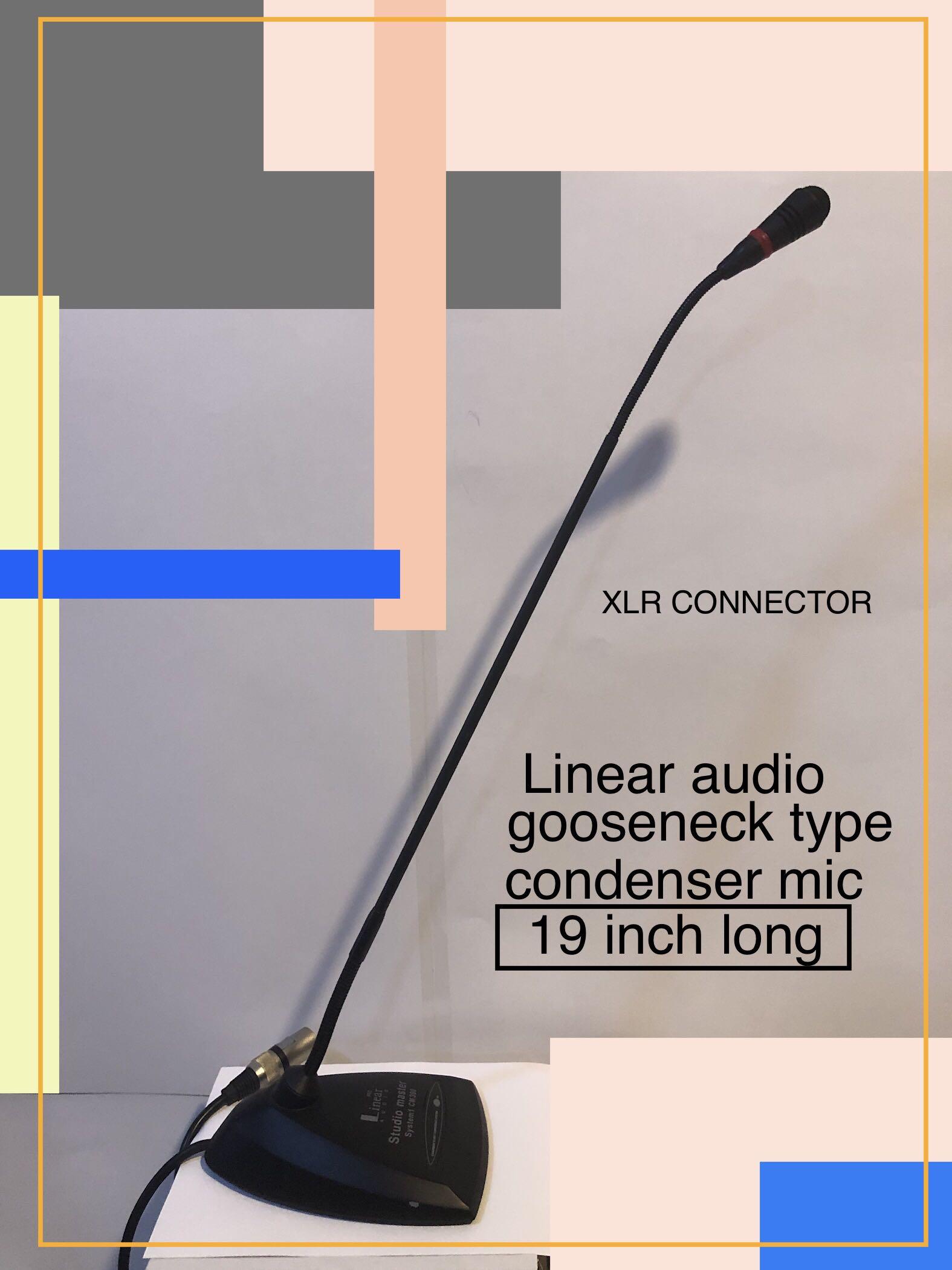 LINEAR AUDIO GOOSENECK MIC ROPHONE, Audio, Microphones on Carousell