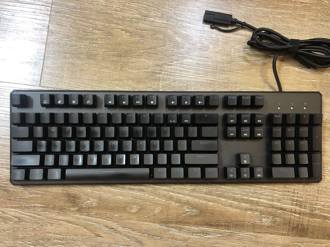 Phantom Techware Mechanical Keyboard 104 RGB blue Switch, Electronics ...