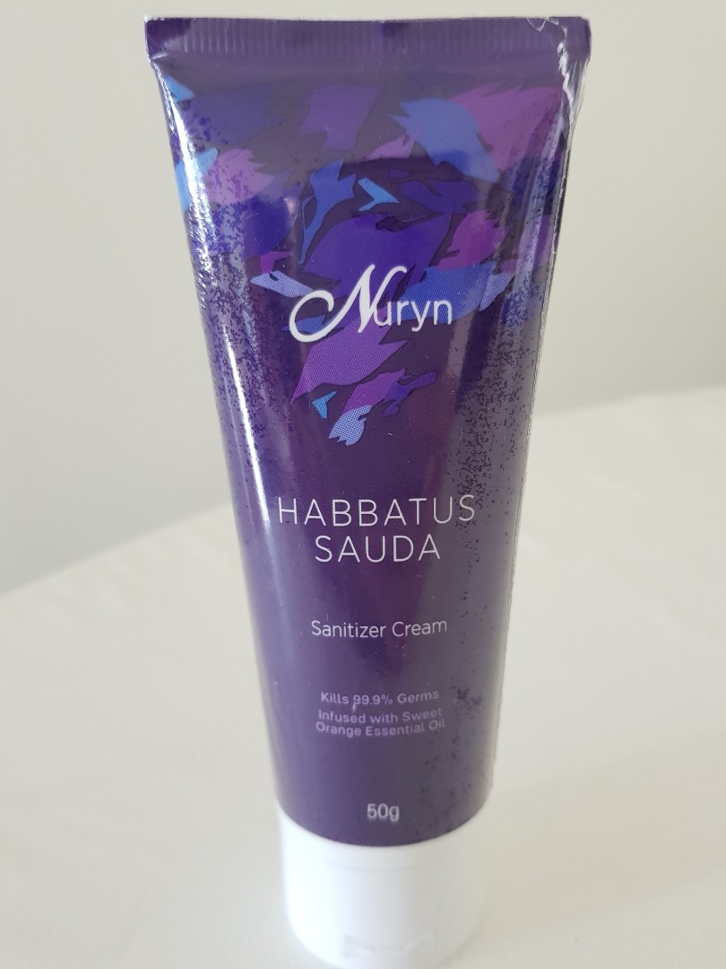 Nuryn Habbatus Sauda Sanitizer Cream 50g by Tupperware, Beauty ...