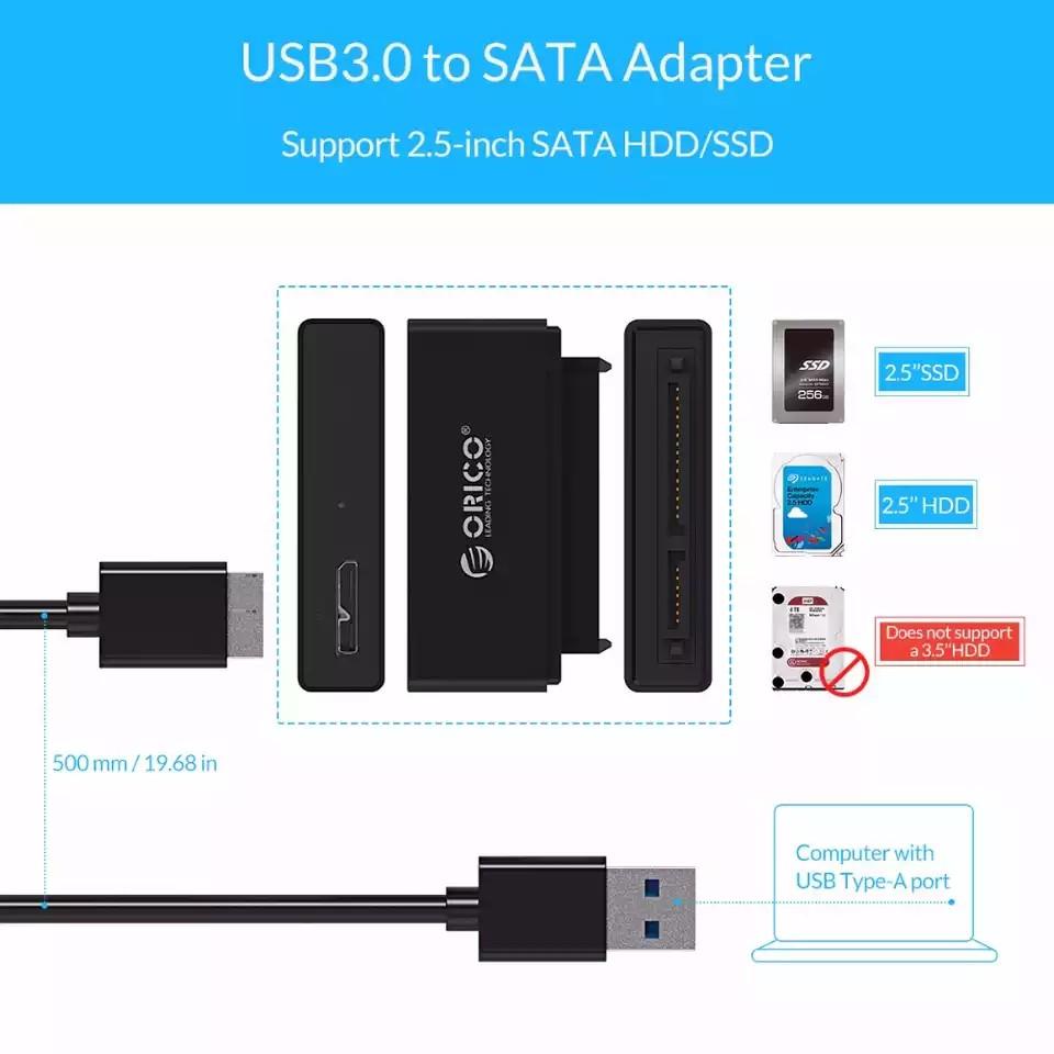 ORICO USB 3.0 Type-A to Micro B SATA 3.0 Hard Disk Adapter, Computers ...