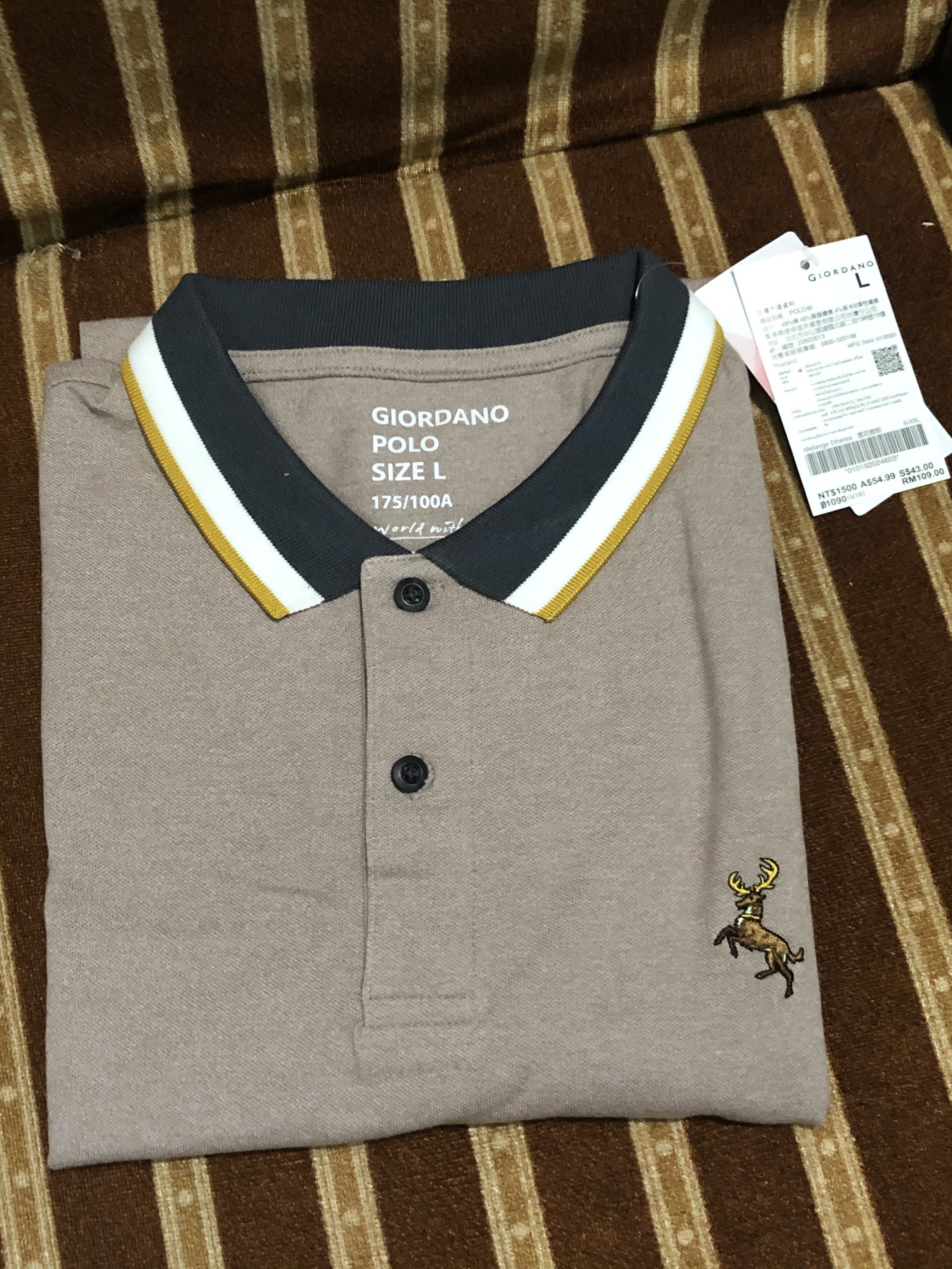 Original Giordano Polo Shirt, Men's Fashion, Tops & Sets, Tshirts ...