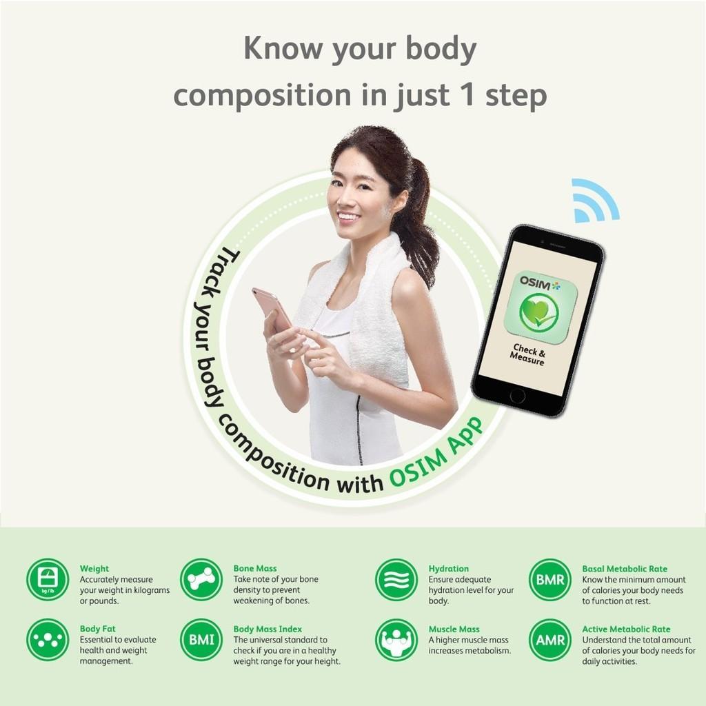 Osim UGrace Body Composition Monitor, Health & Nutrition, Massage ...