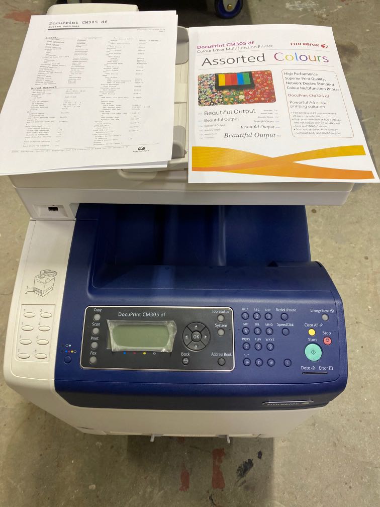 Printer Fuji Xerox CM305DF, Computers & Tech, Printers, Scanners ...