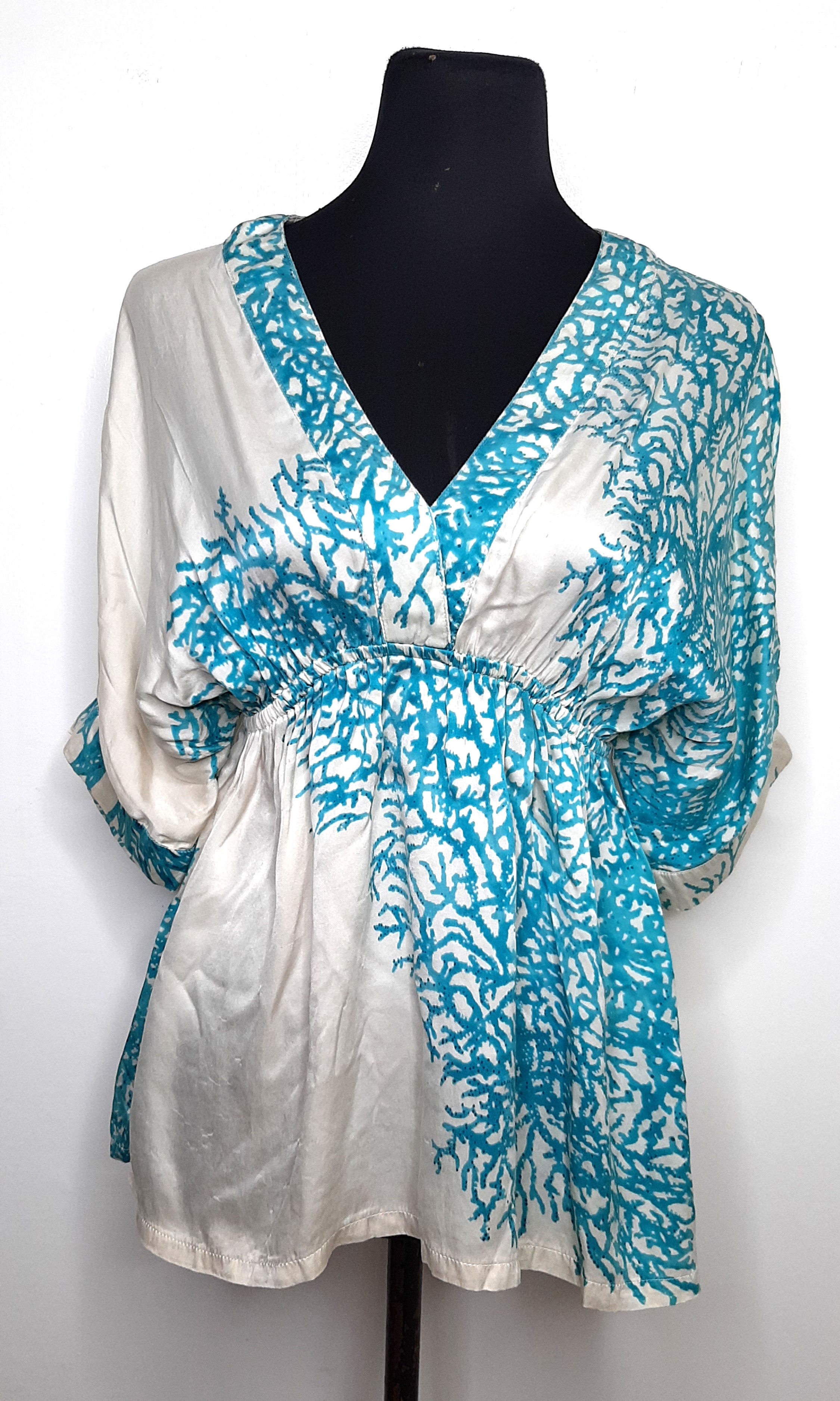 Silk Japanese Style Top, Women's Fashion, Dresses & Sets, Traditional ...