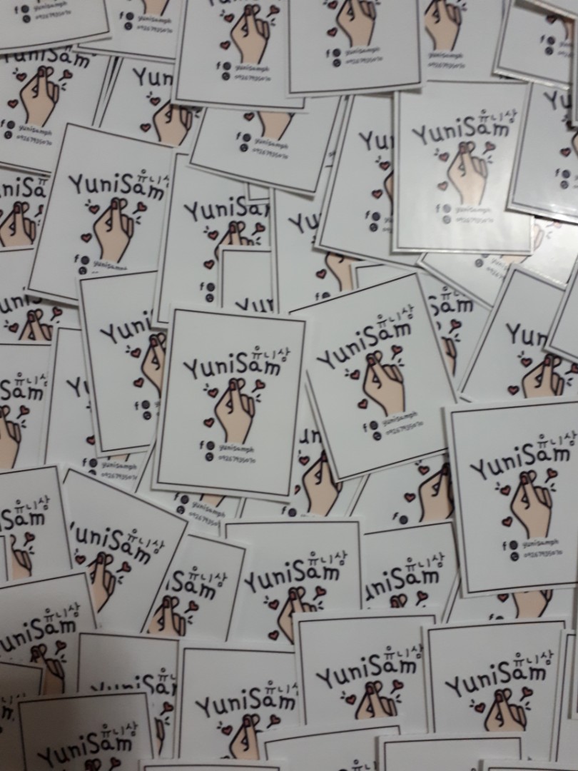 Sticker Label for Souvenir / Product ( customized ) Per A4 sheet ...