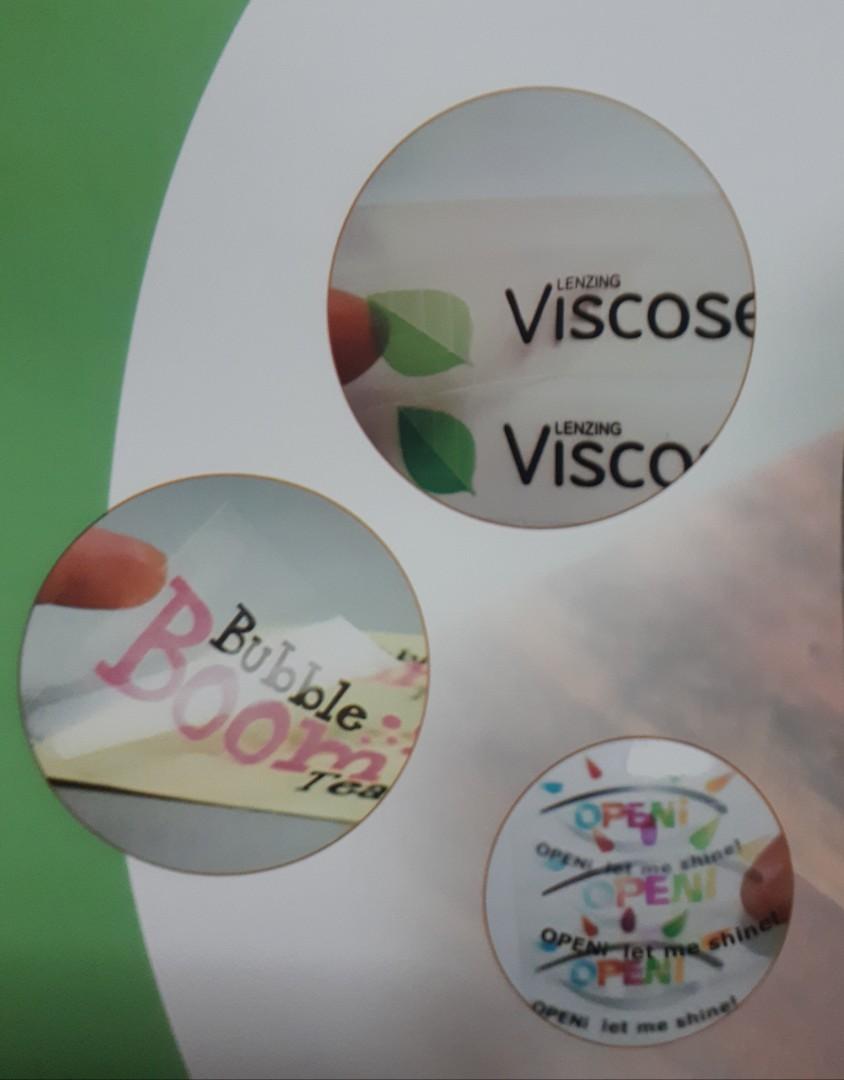 Sticker Label for Souvenir / Product ( customized ) Per A4 sheet ...