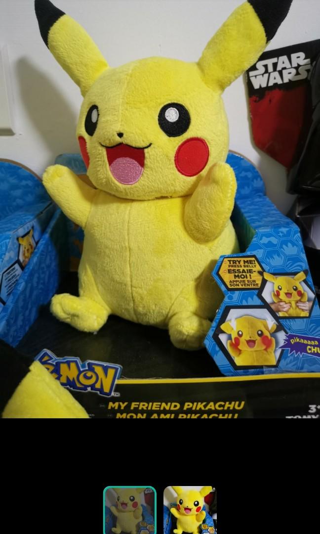 Takara Tomy Talking Pikachu Plush, Hobbies & Toys, Toys & Games on ...