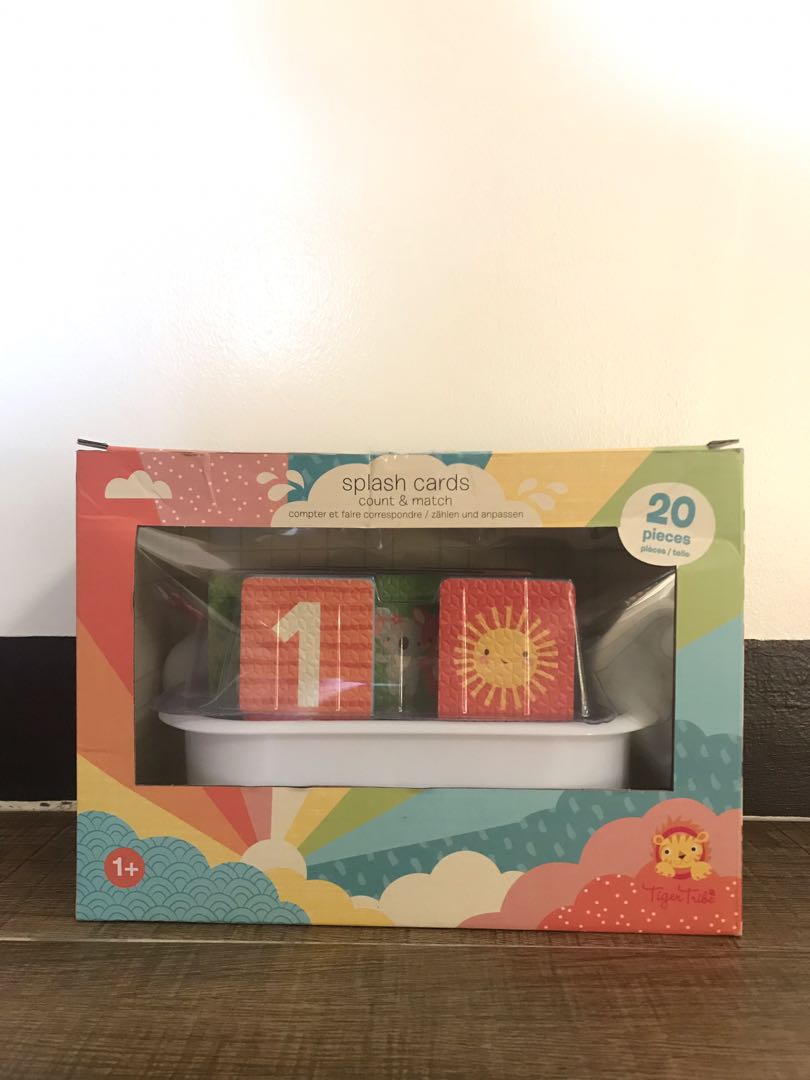 Tiger Tribe Bath Splash Cards, Babies & Kids, Infant Playtime on Carousell