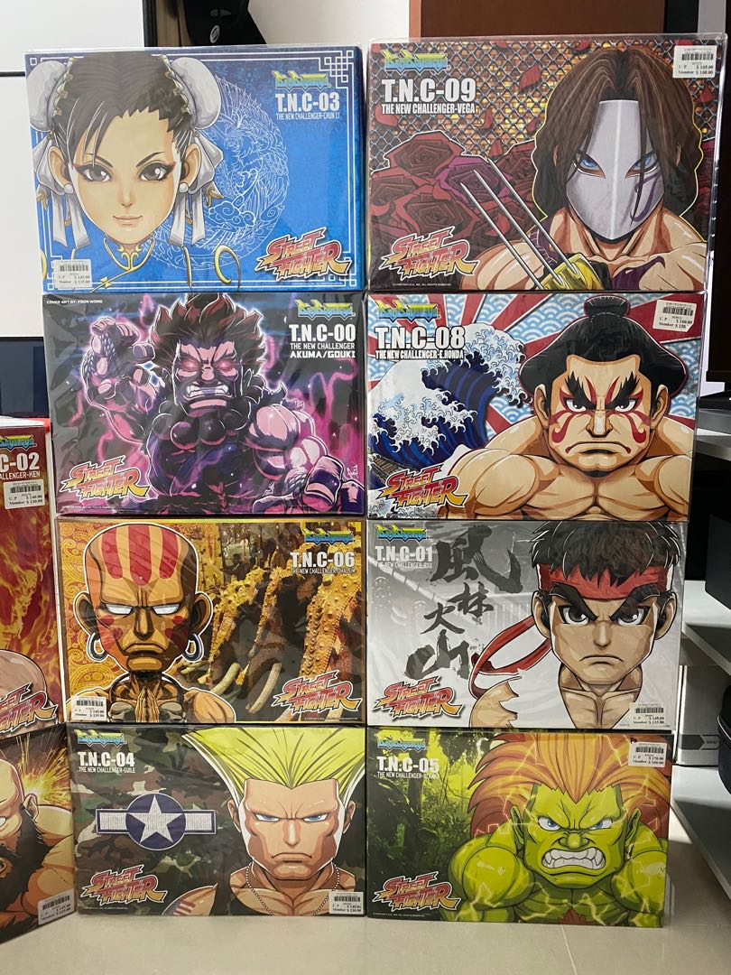 TNC Street Fighter complete set, Hobbies & Toys, Toys & Games on Carousell