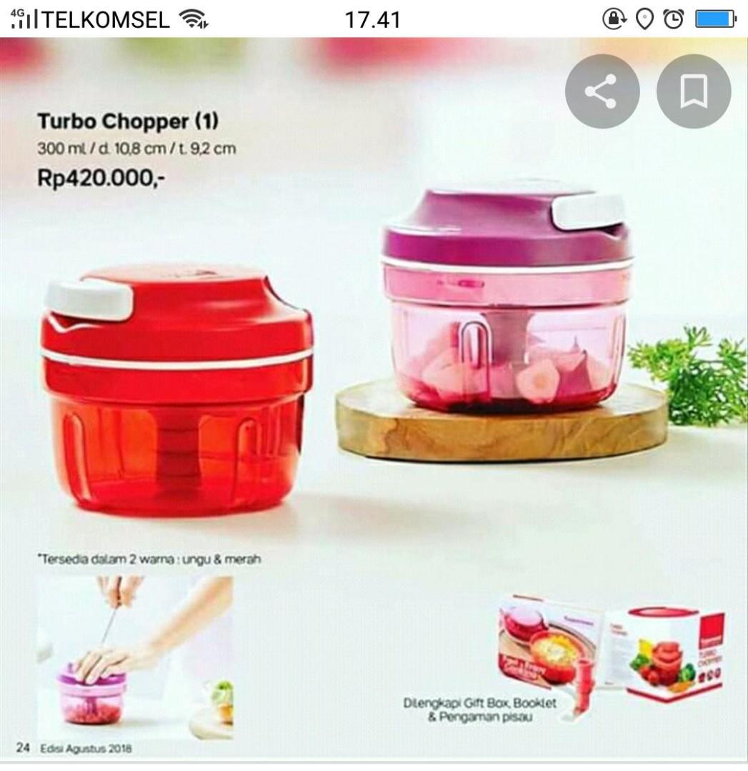 Tupperware chopper, Kitchen & Appliances di Carousell