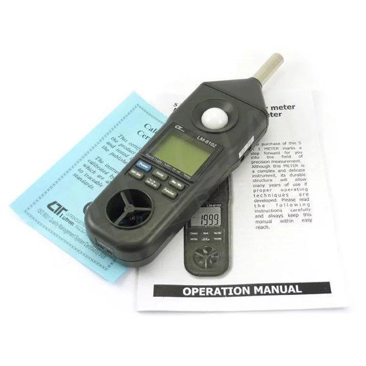 Work Environment Monitoring, Environment Meter, Sound Meter, Anemometer ...