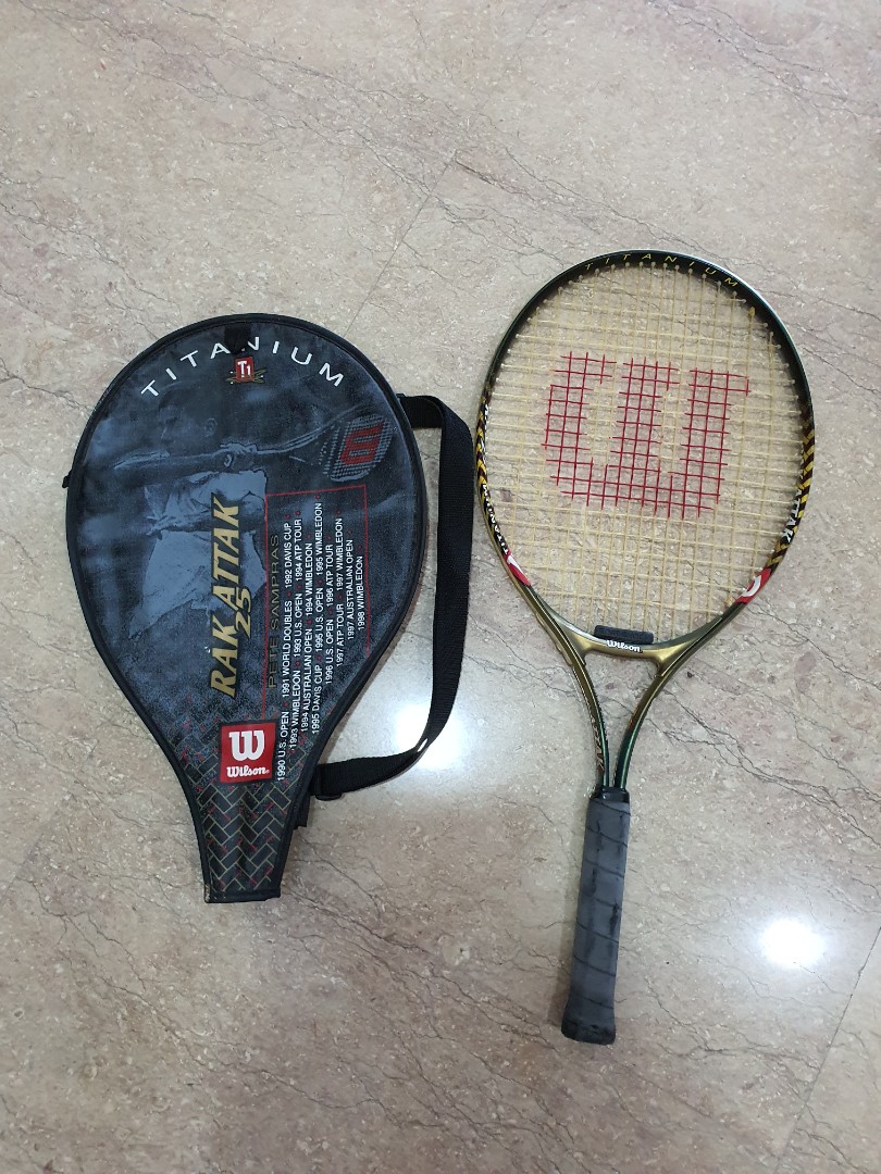 Wilson Rak Attak 25 Tennis Racquet, Sports Equipment, Sports & Games ...