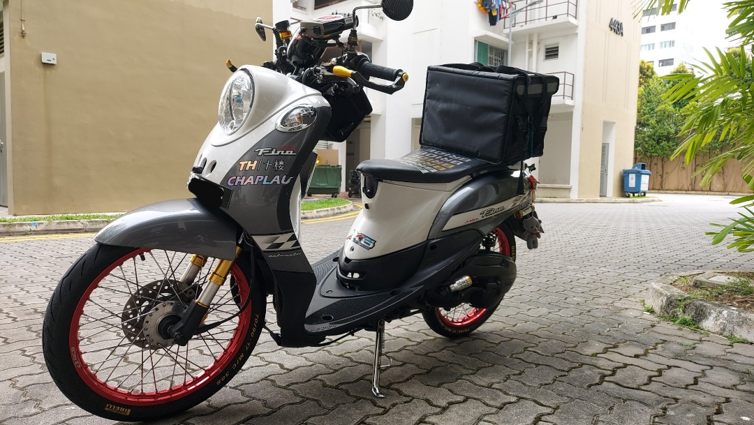 Yamaha fino, Motorcycles, Motorcycles for Sale, Class 2B on Carousell