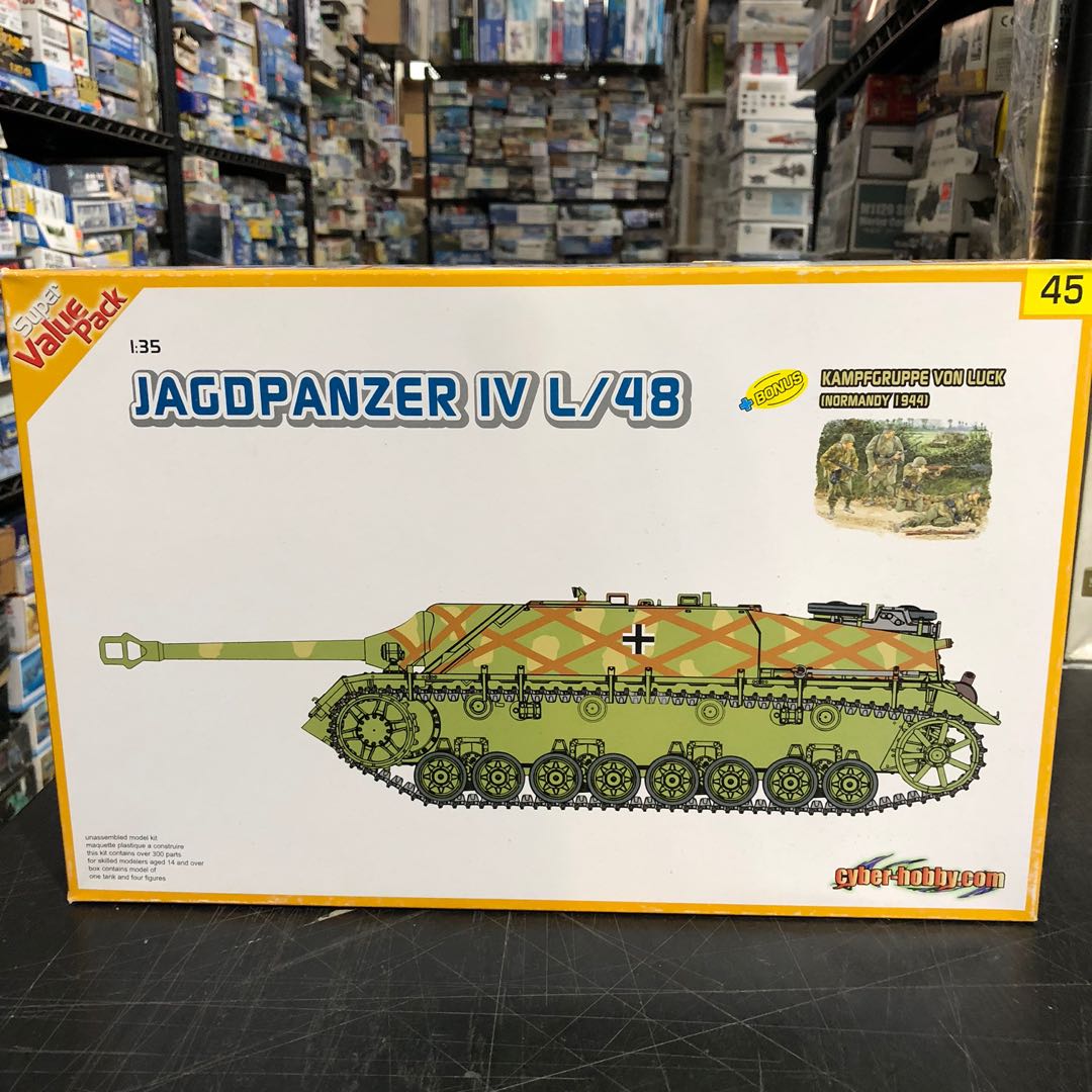 1/35 Dragon WWII German Jagdpanzer IV L/48 + Kampfgruppe Von Luck ...