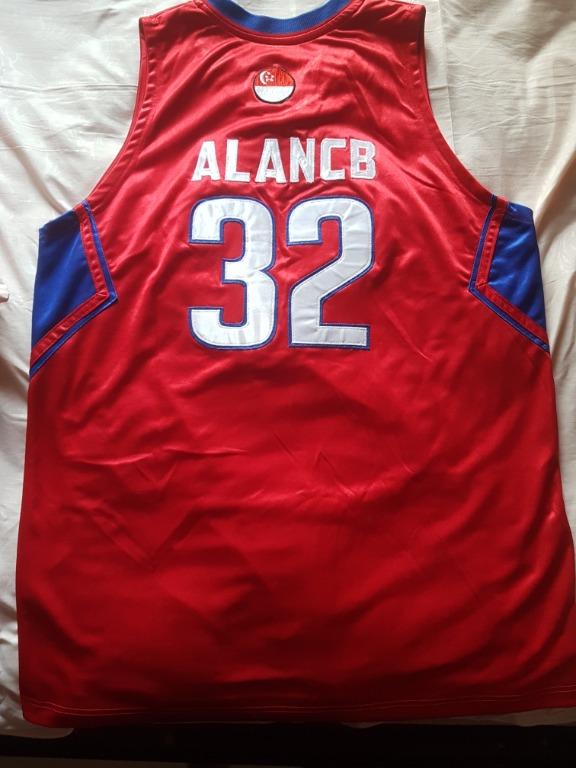 Basketball Jersey kaos basket player issue ada nama dan nomor punggung ...