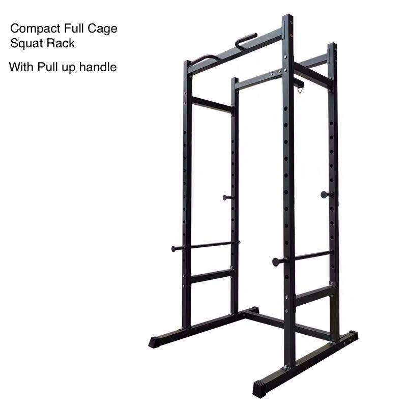 Compact Full Cage Squat Rack, Sports Equipment, Exercise & Fitness ...