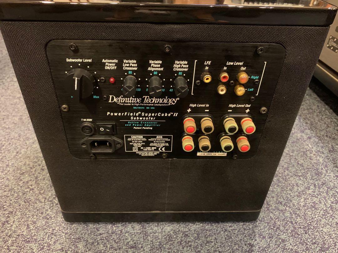 Definitive Technolody SuperCube II Subwoofer, Audio, Soundbars ...