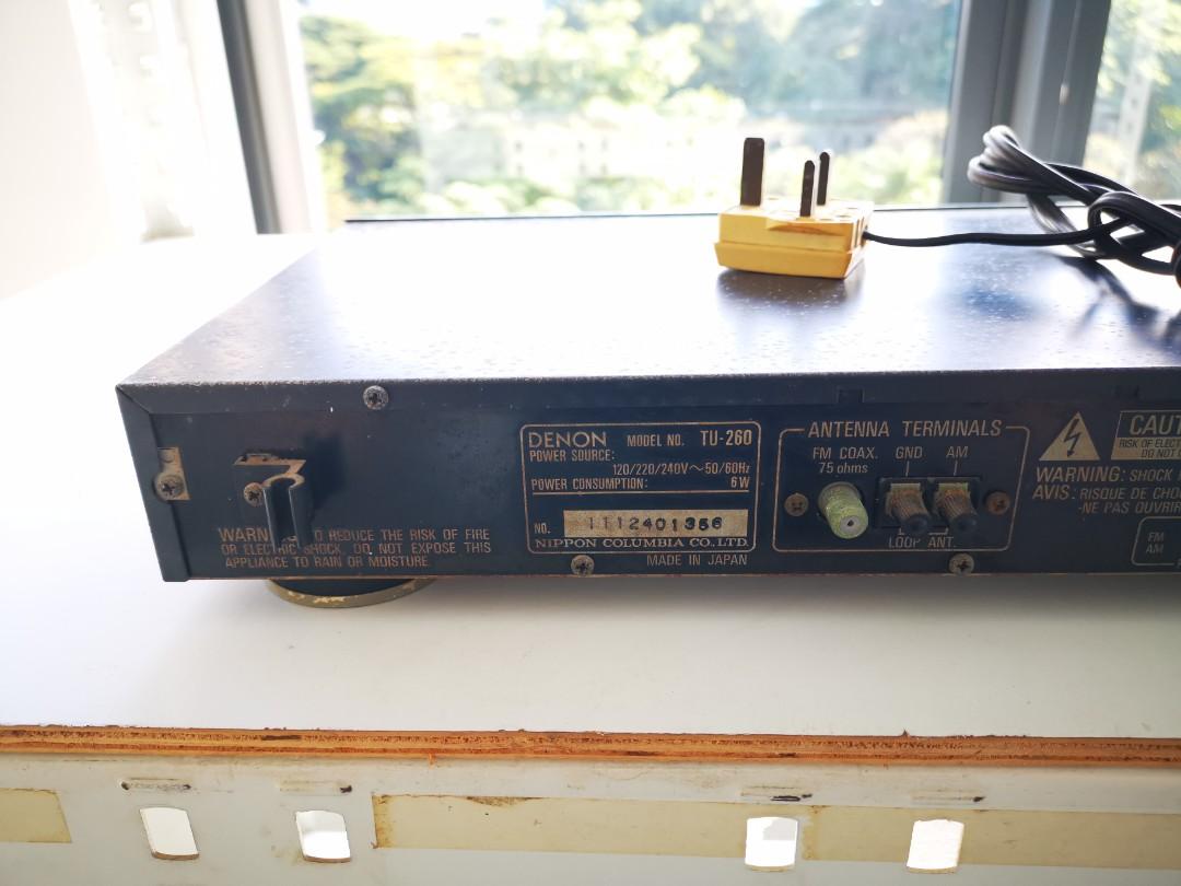 Denon tu-260 tuner, Electronics, Audio on Carousell