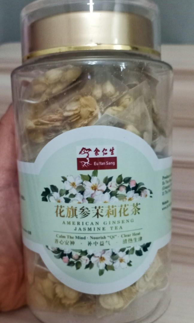 Eu Yan Sang American Ginseng Jasmine Tea, Health & Nutrition, Health ...