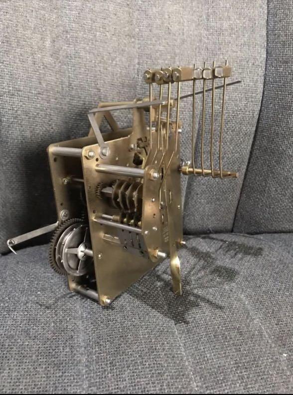 Franz Hermle clock movement with chime rods Westminster for ...