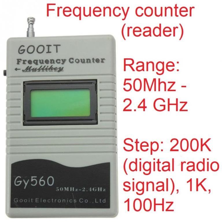 Frequency Test Device for Two Way Radio Transceiver GSM 50 MHz-2.4 GHz ...
