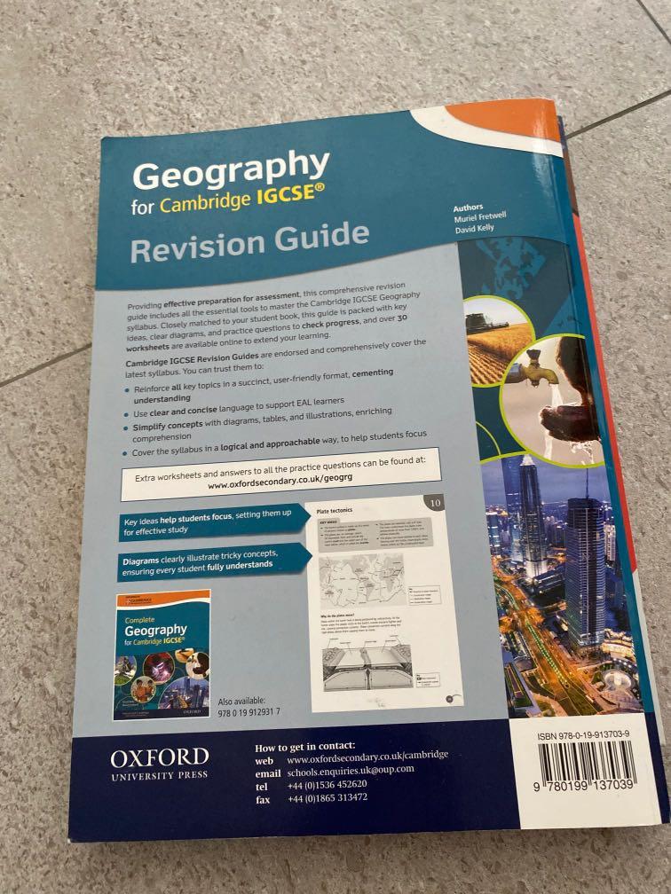 geography revision guide cambridge igcse, Books & Stationery, Textbooks ...