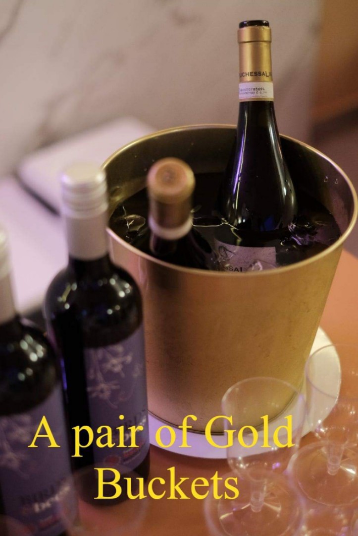 Gold bucket, Home Appliances, Kitchenware on Carousell