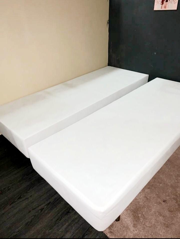 IKEA Engerdal Bed Frame with IKEA Bed Legs, Furniture & Home Living ...