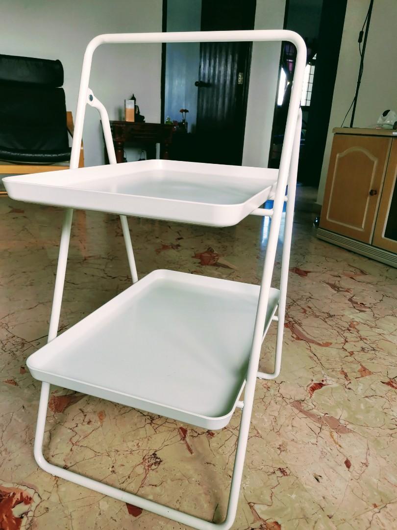 Ikea tray stand, Furniture & Home Living, Furniture, Shelves, Cabinets ...