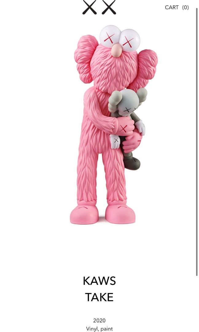 KAWS TAKE (PINK), Luxury, Accessories, Others on Carousell