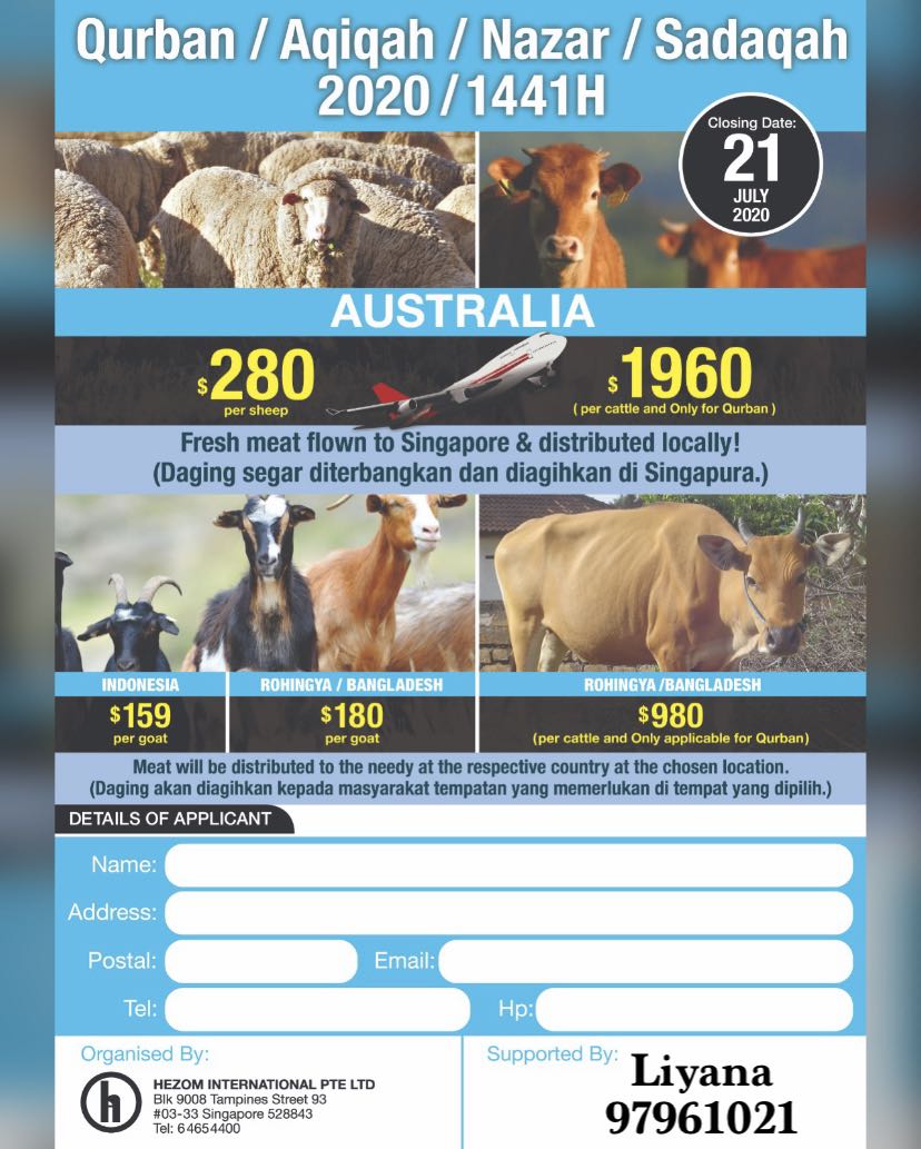 Korban Aqiqah Nazar Sadaqah 2020 Indonesia Goat Only, Everything Else ...