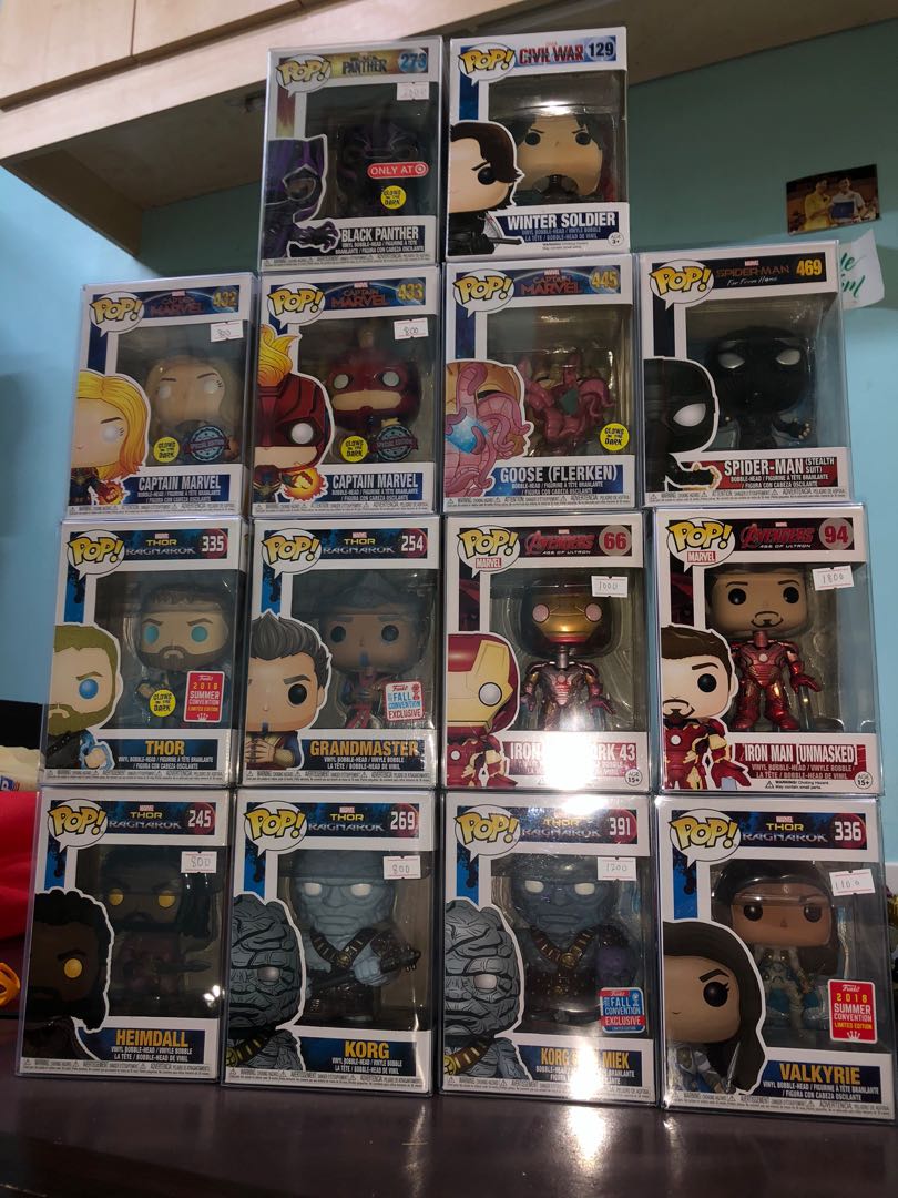 Marvel MCU Funko POPS, Hobbies & Toys, Toys & Games on Carousell