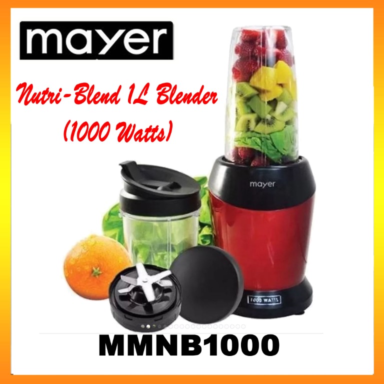 MAYER MMNB 1000 NutriBlend 1000W 1L Blender, TV & Home Appliances ...