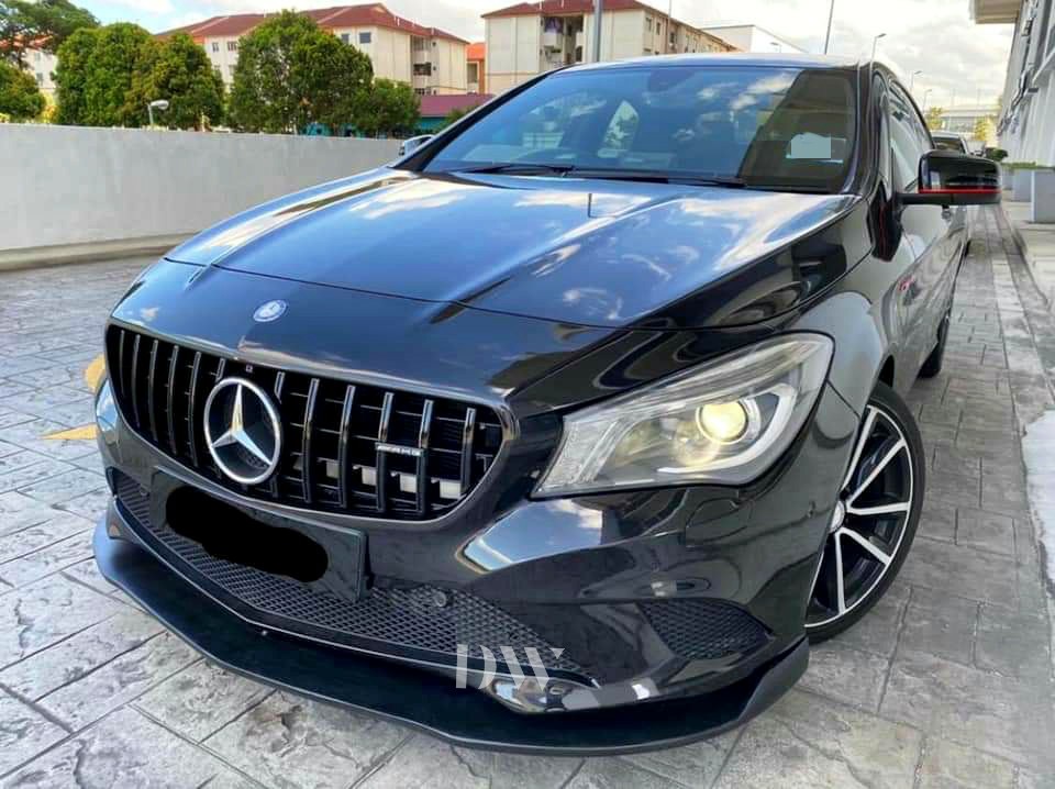 Mercedes Benz W117 CLA front lip / Front Splitter for non AMG, Car ...