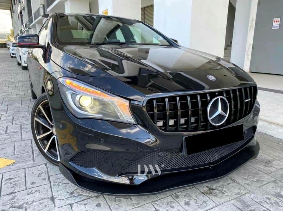 Mercedes Benz W117 CLA front lip / Front Splitter for non AMG, Car ...