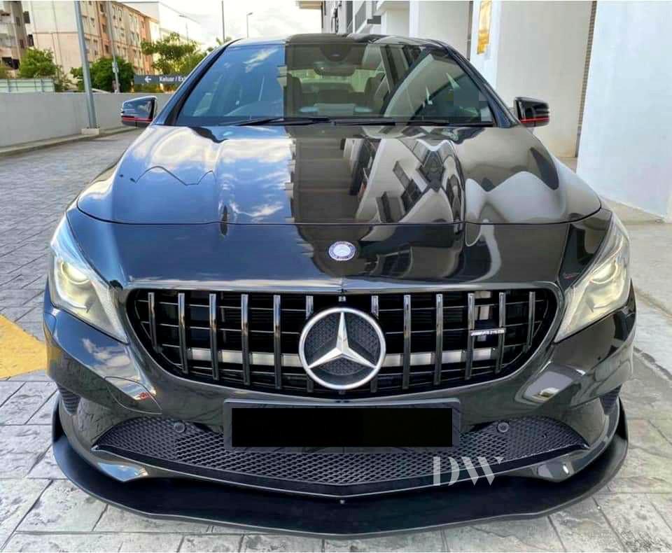 Mercedes Benz W117 CLA front lip / Front Splitter for non AMG, Car ...